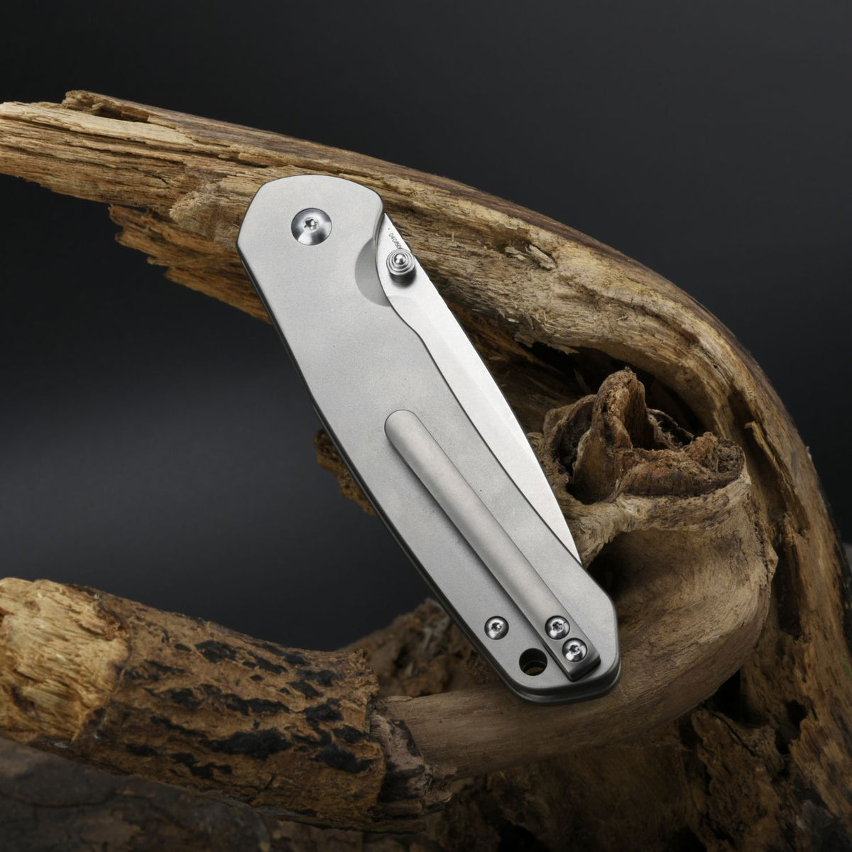 Limited Edition CJRB Pyrite: S90V Blade, Titanium Handle